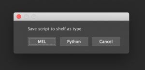 Adding Python scripts to the Maya shelf - John Player