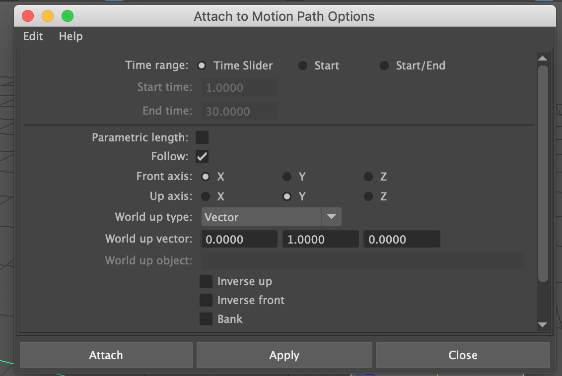Create an animation that follows a path in Maya - John Player