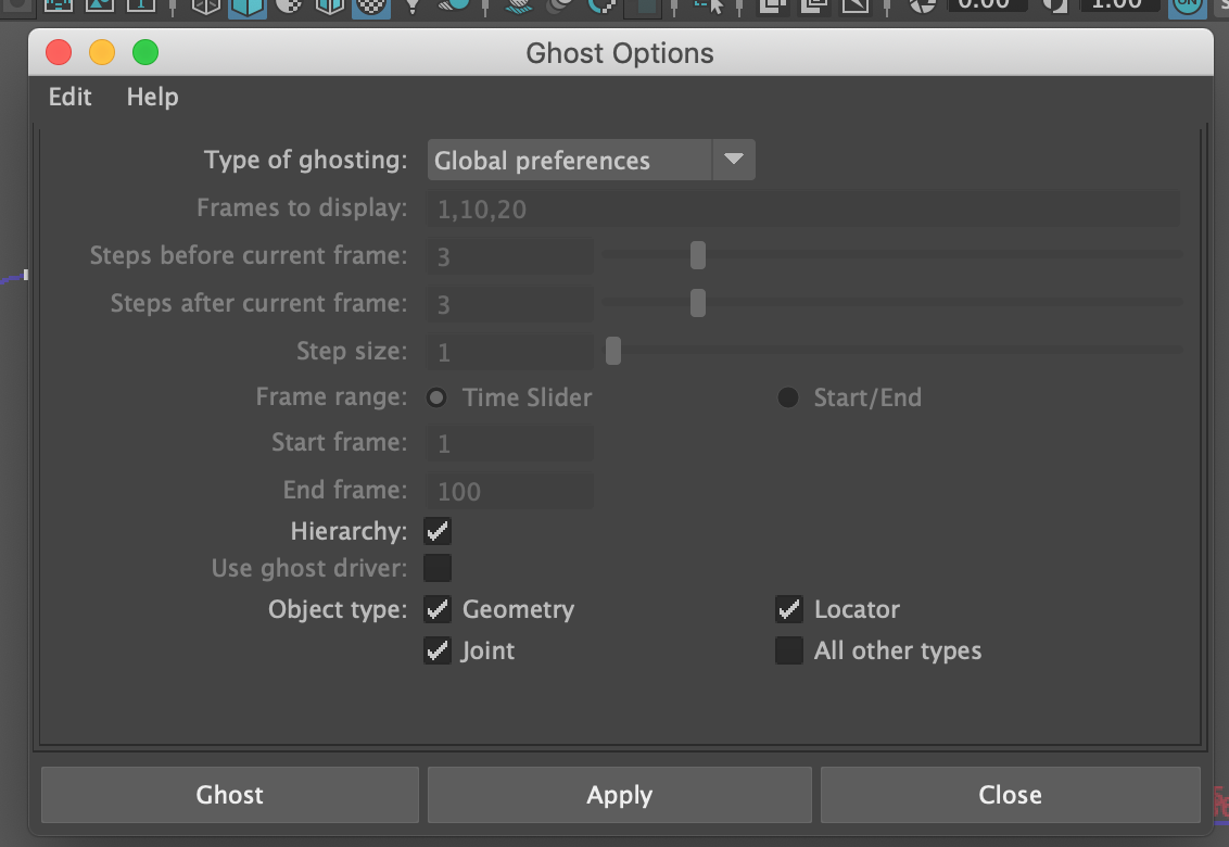 The Ghost Visualize Tool in Maya - John Player