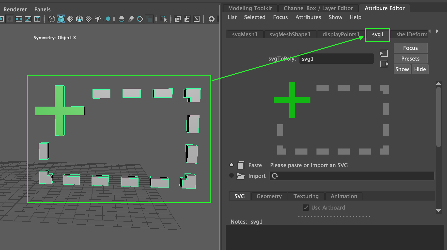 Import an SVG into Maya - John Player
