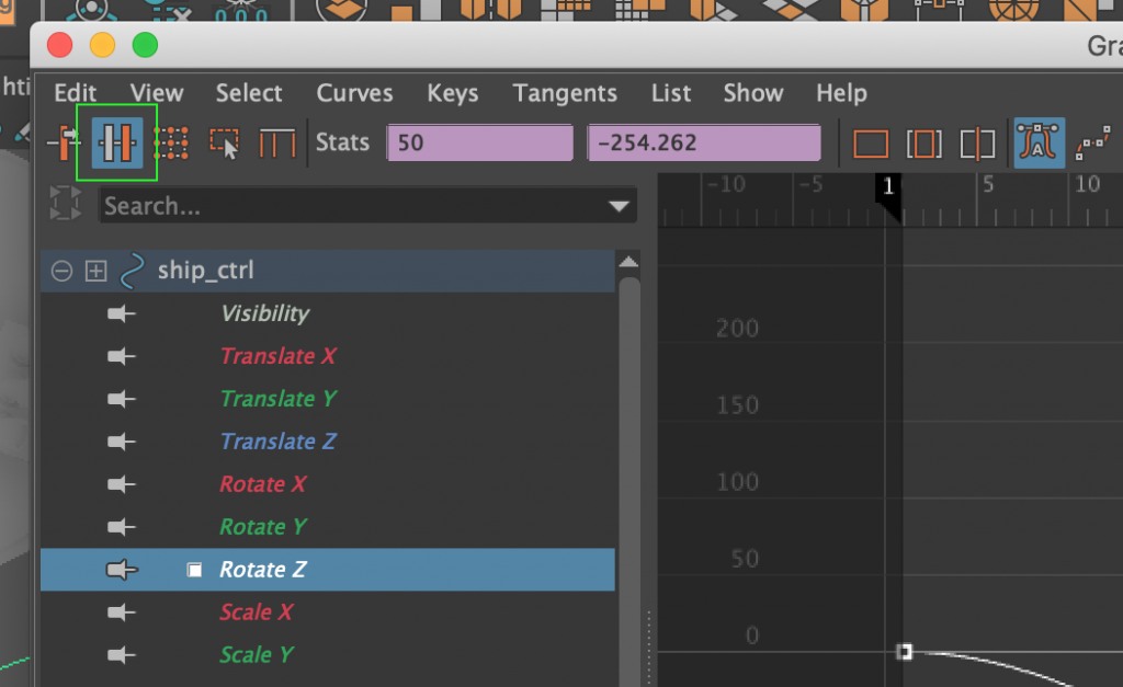 Modifying keyframes in the Maya Graph Editor - John Player