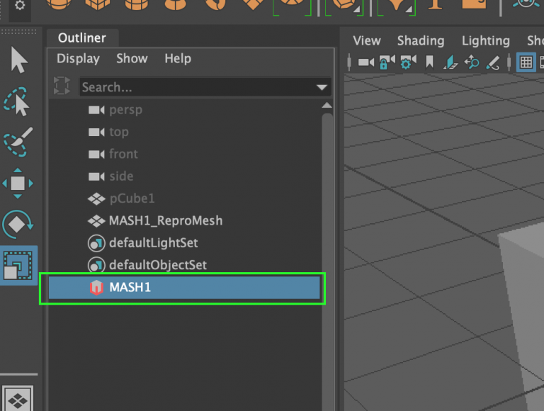 Creating a simple Maya MASH network - John Player