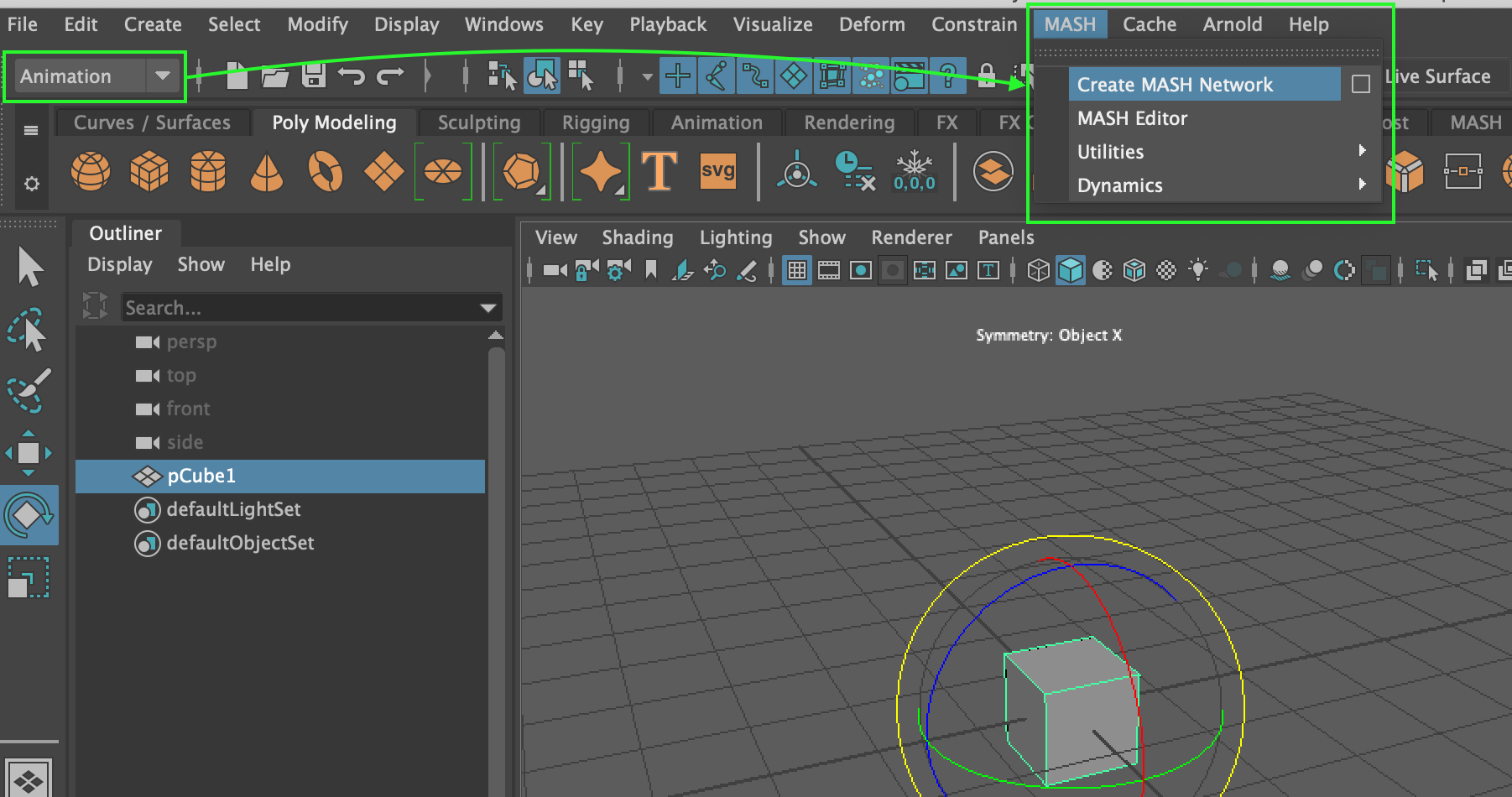 Maya MASH Offset - John Player