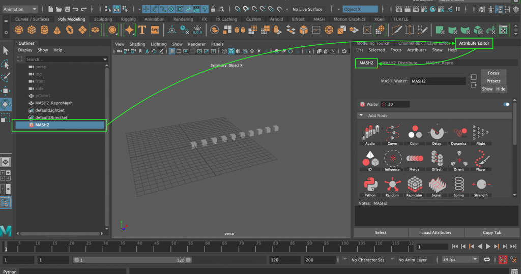 Maya MASH Offset - John Player