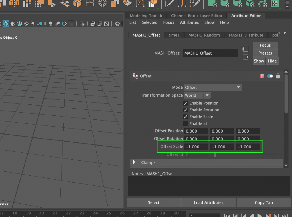Create a Falloff object in AutoDesk Maya with Example - John Player