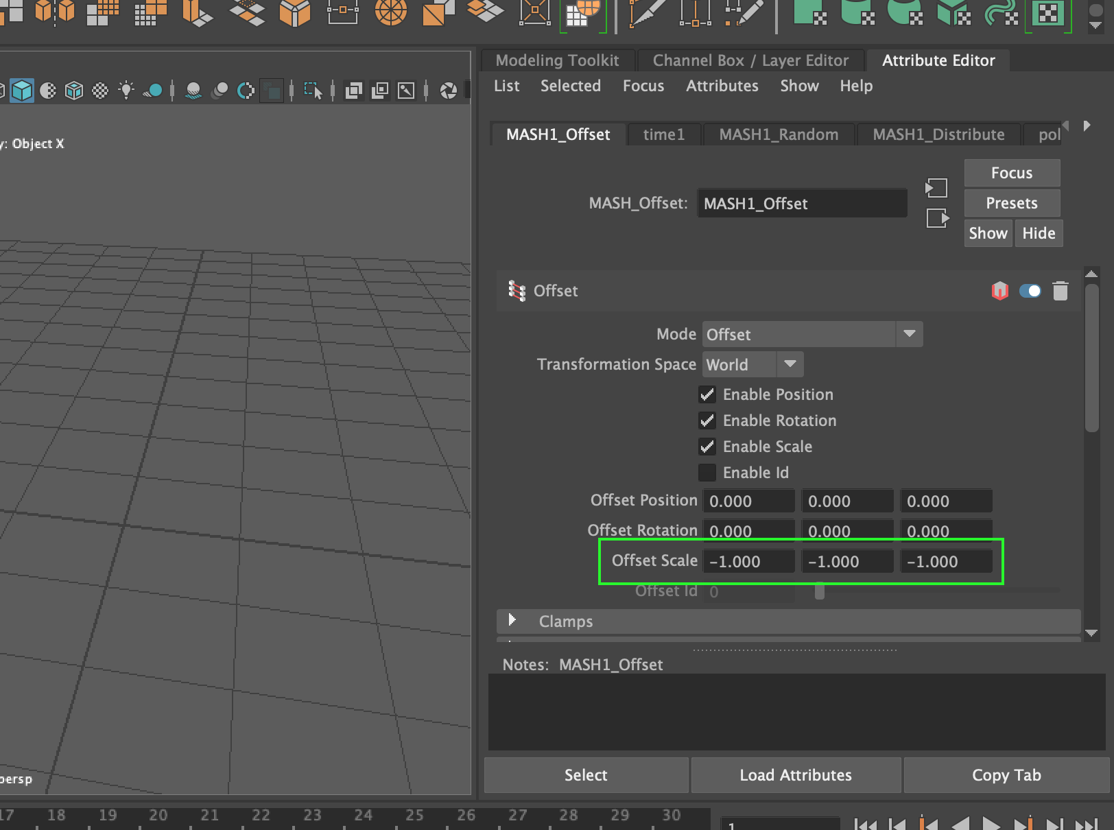 Create a Falloff object in AutoDesk Maya with Example - John Player