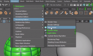 How to open the Hypershade in AutoDesk Maya - John Player
