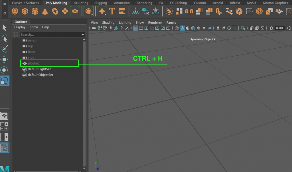 MASH Explode in AutoDesk Maya Example - John Player