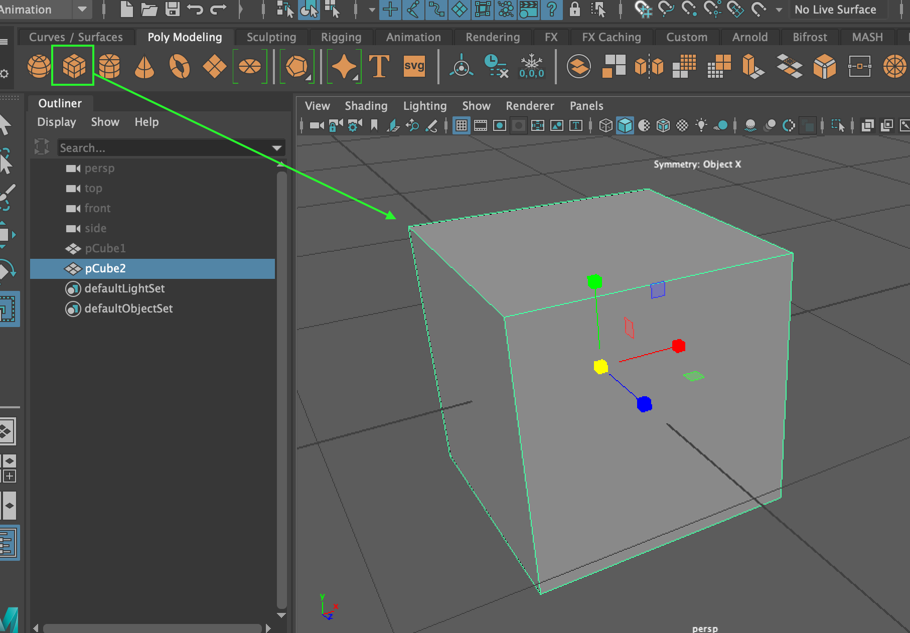 MASH Explode in AutoDesk Maya Example - John Player