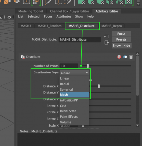 MASH Explode in AutoDesk Maya Example - John Player