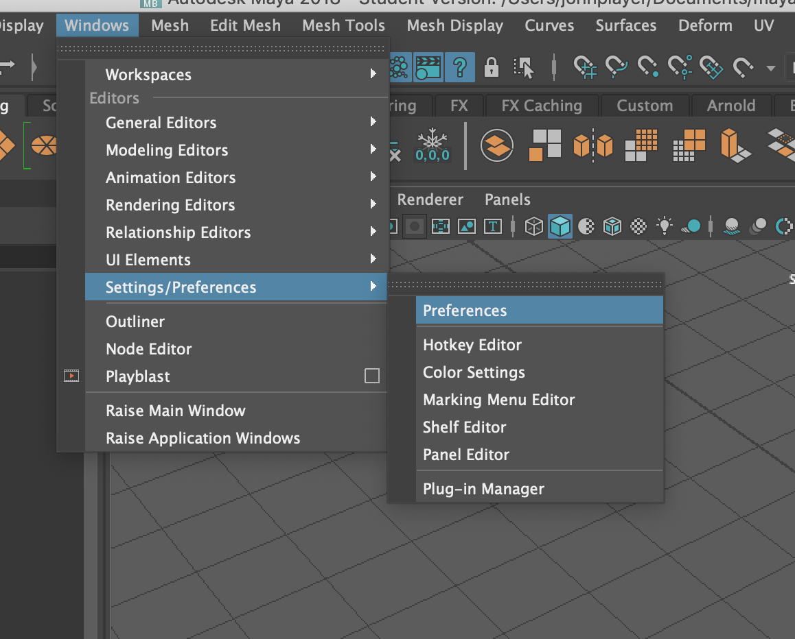 Creating a Playblast in AutoDesk Maya with Example - John Player