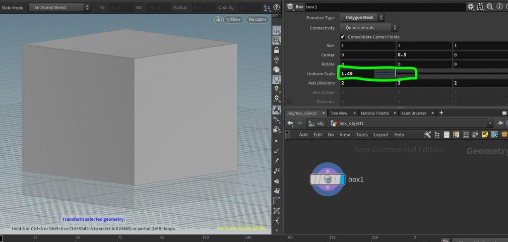 Define A Baseline For Object Scaling In Houdini John Player