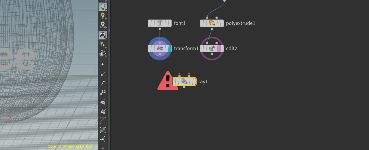 How to cut text into an object in Houdini - John Player