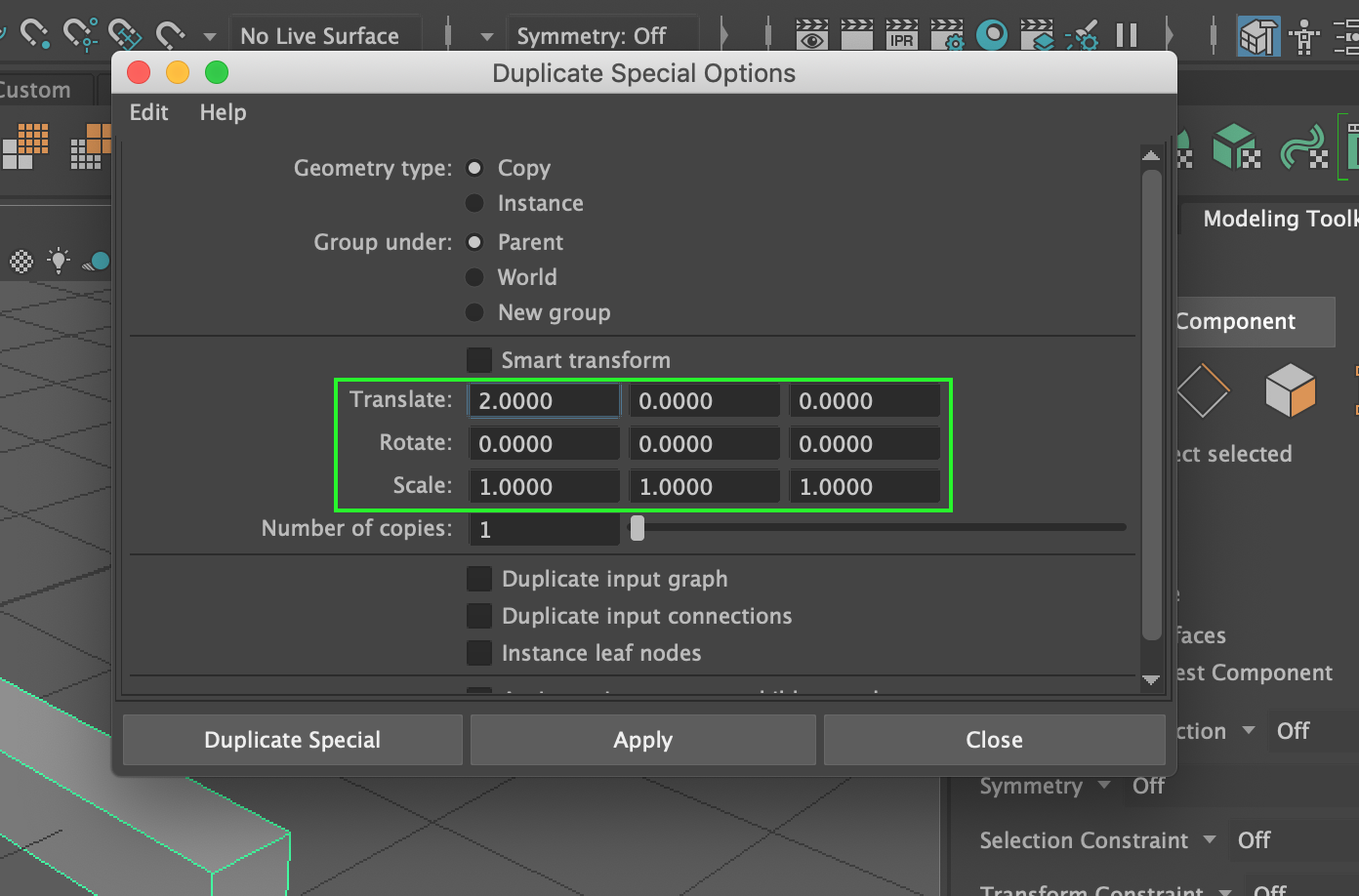 How To Create An Instance Of An Object In Autodesk Maya John Player