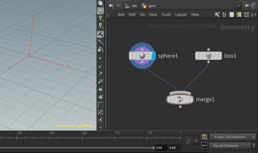 How to merge nodes in Houdini - John Player