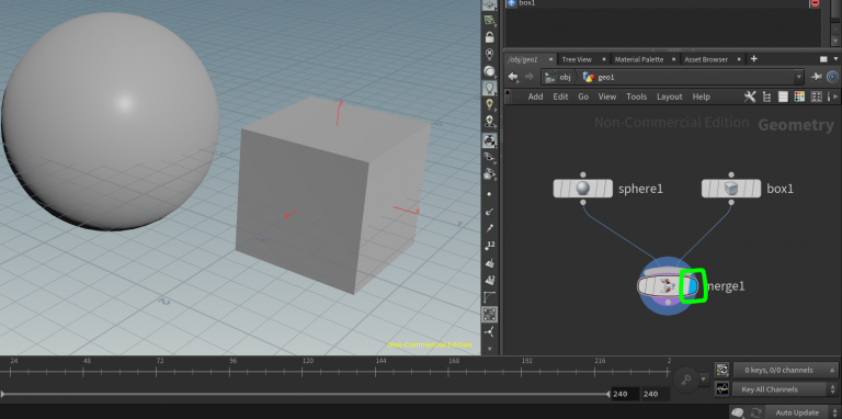 How to merge nodes in Houdini - John Player