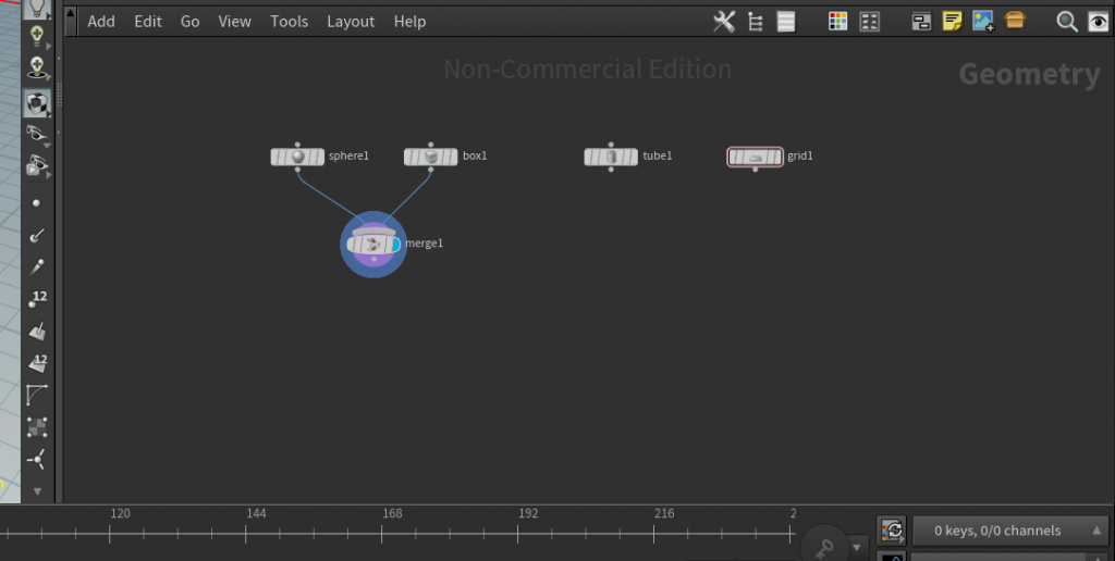 How to merge nodes in Houdini - John Player