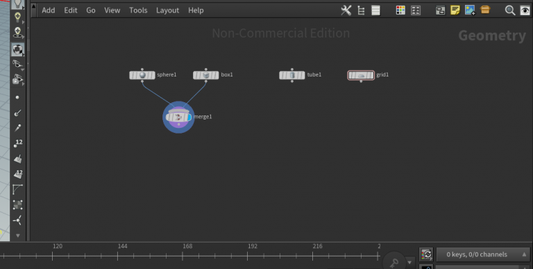 How to merge nodes in Houdini - John Player