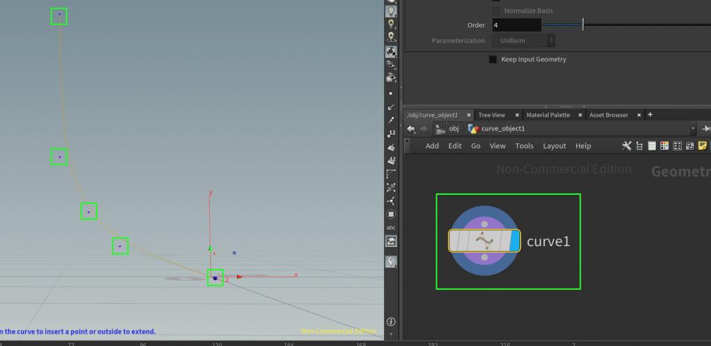 Creating and editing a NURBs curve in Houdini - John Player