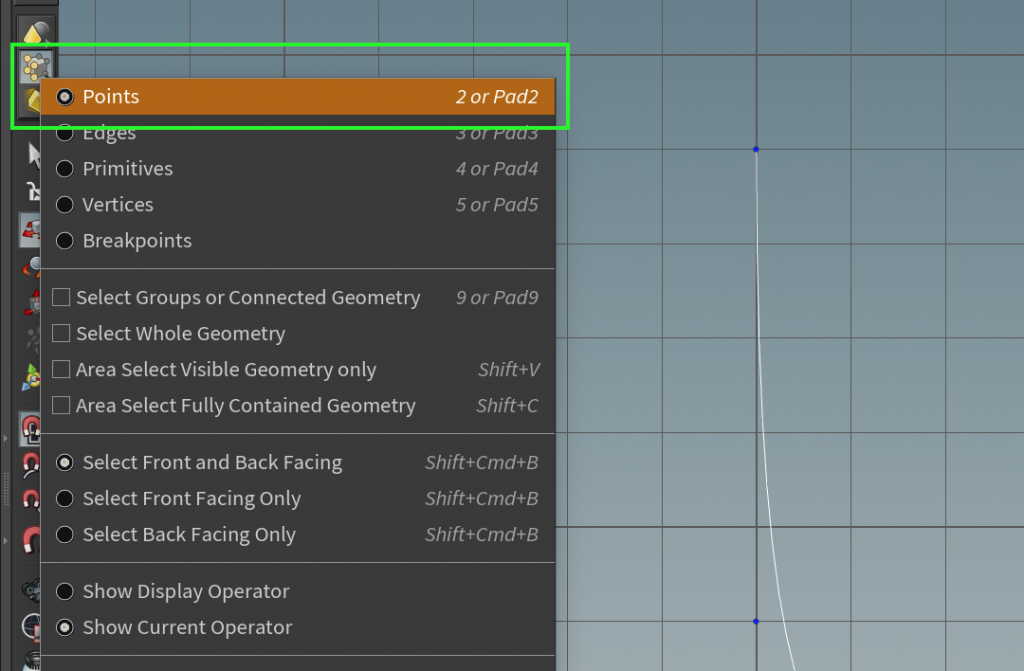 Creating and editing a NURBs curve in Houdini - John Player