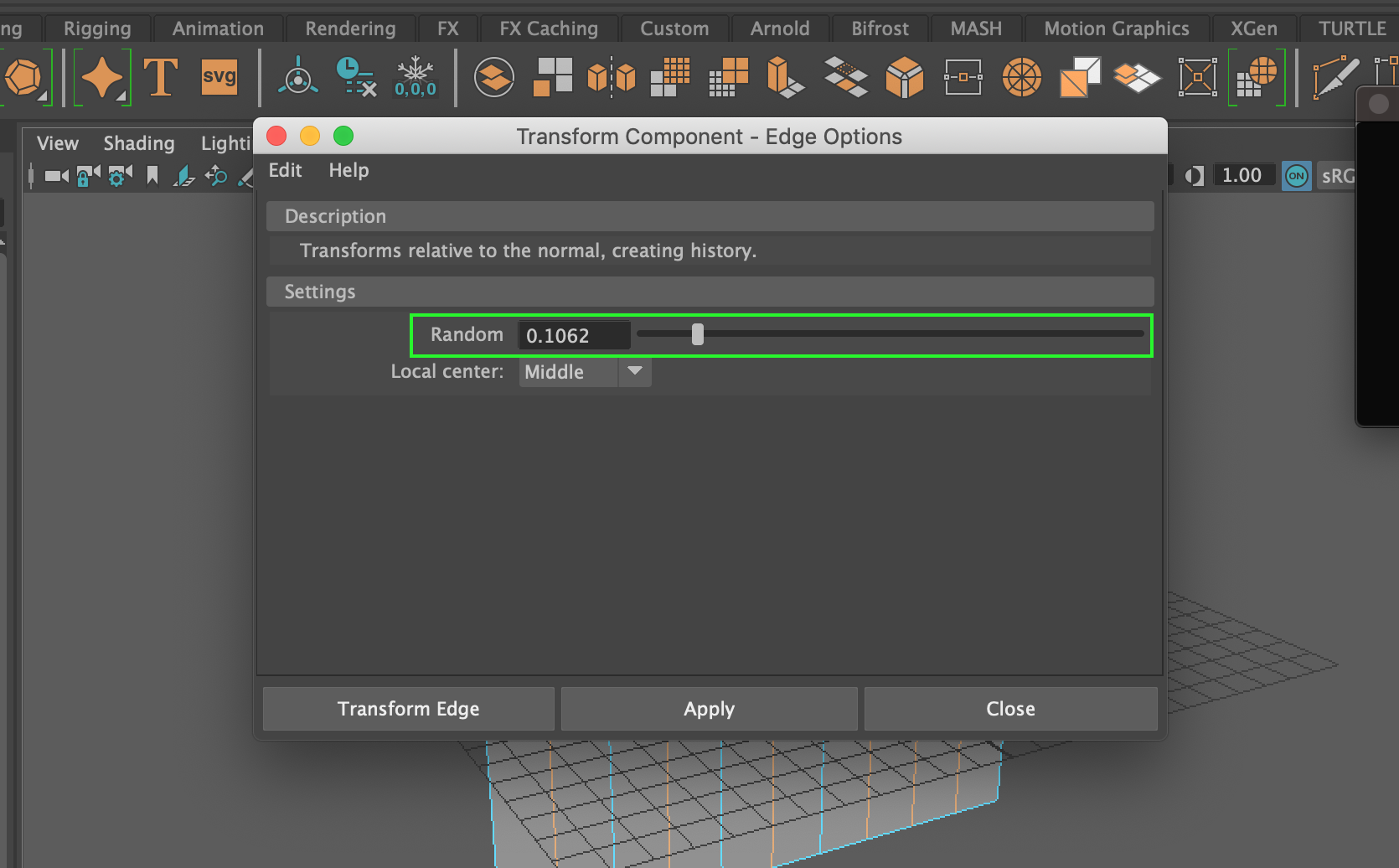 How to apply random transformations in AutoDesk Maya - John Player