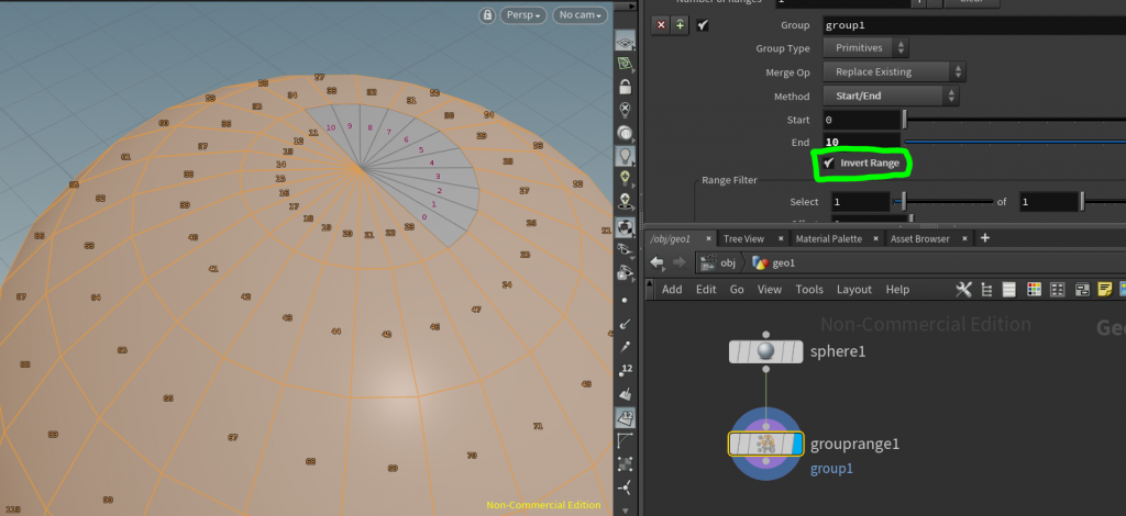 An example of grouping by ra nge in Houdini - John Player