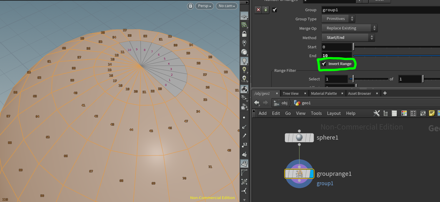 An example of grouping by ra nge in Houdini - John Player