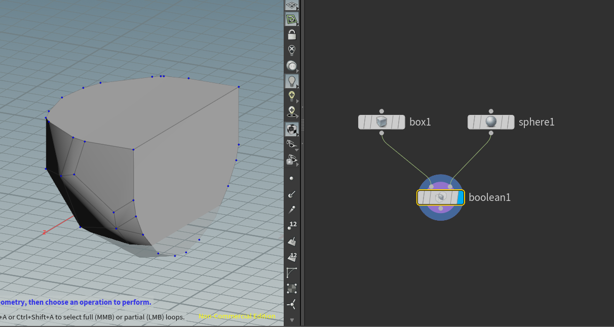An Example Of Boolean Operations In Houdini John Player