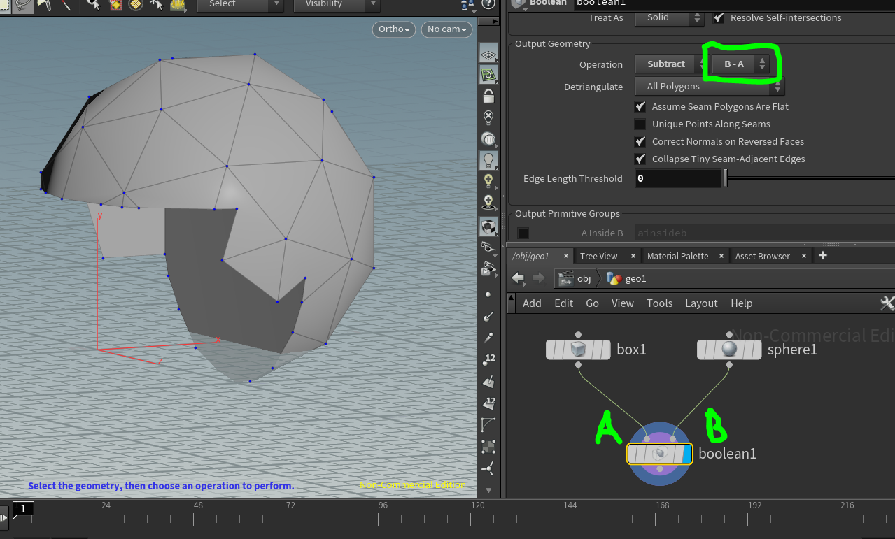 An Example Of Boolean Operations In Houdini John Player