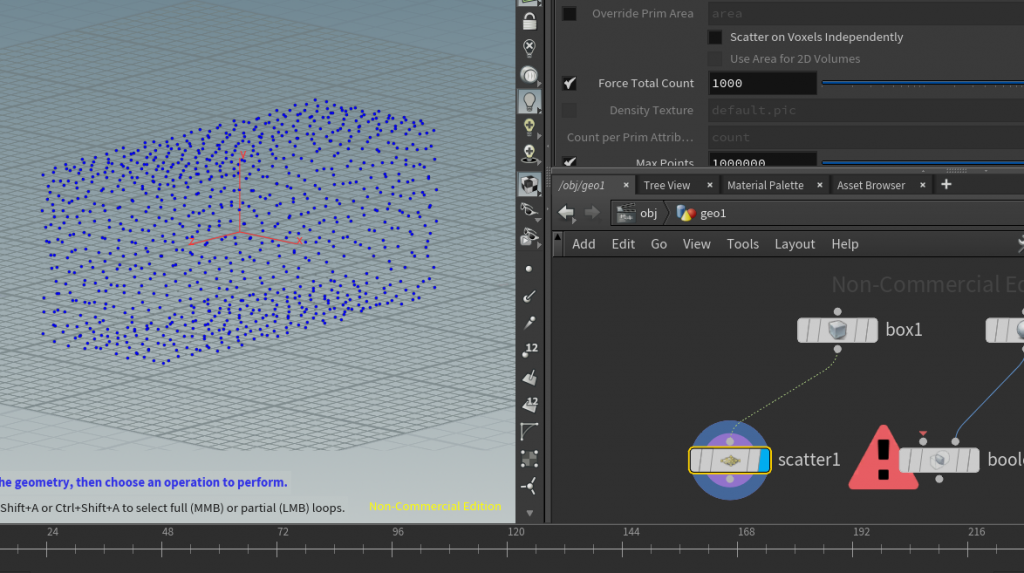Houdini's Scatter node explained with an exa mpl e - John Player