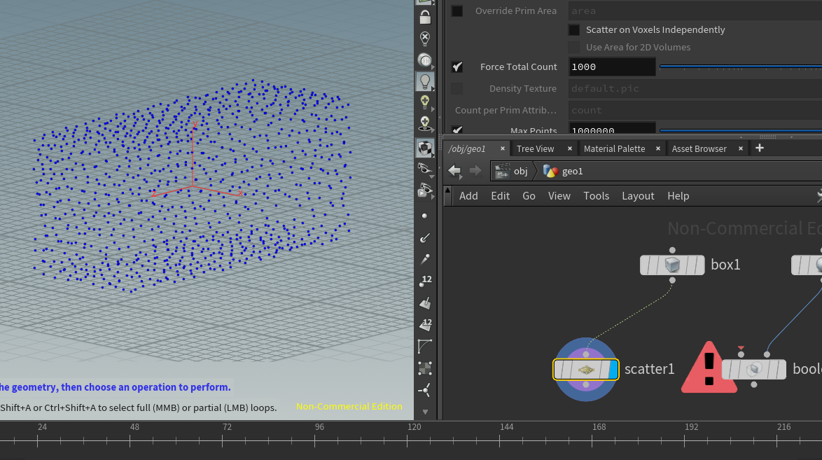 Houdini's Scatter node explained with an exa mpl e - John Player