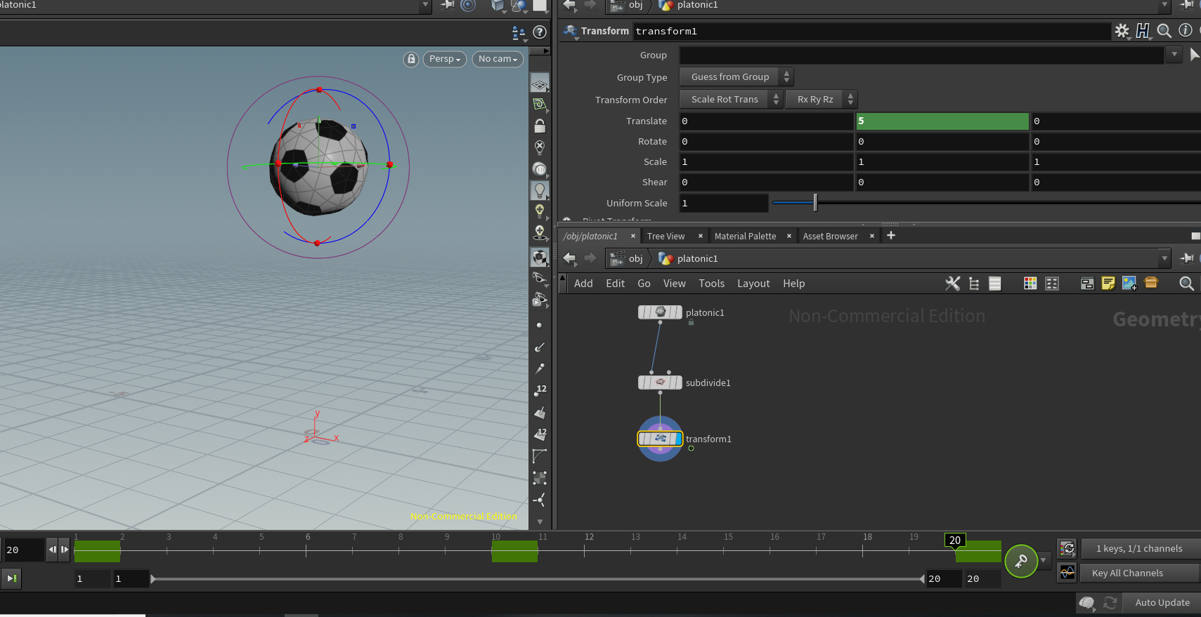 How to create an animation in Houdini - John Player