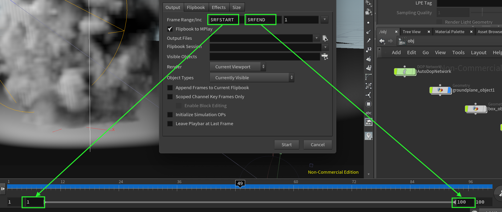 Create and Export a Flipbook in Houdini - John Player