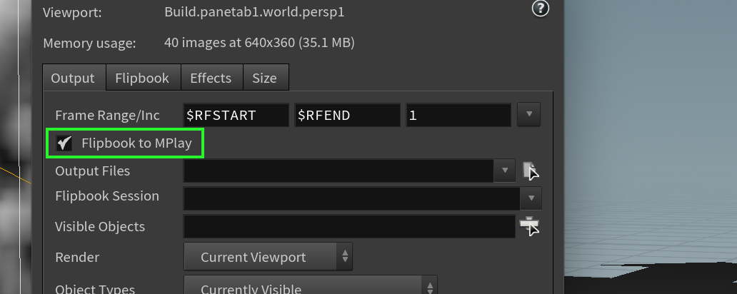 Create and Export a Flipbook in Houdini - John Player